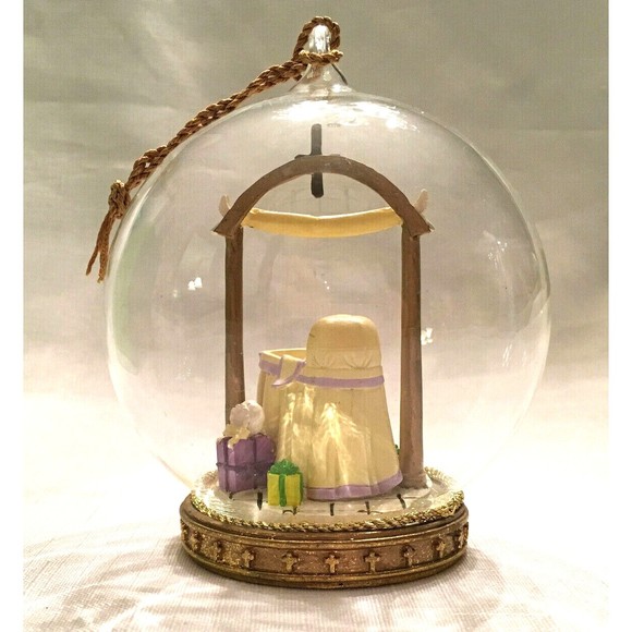 Flavio Milano | Holiday | The Memory Globe Hanging Ornament God Bless ...